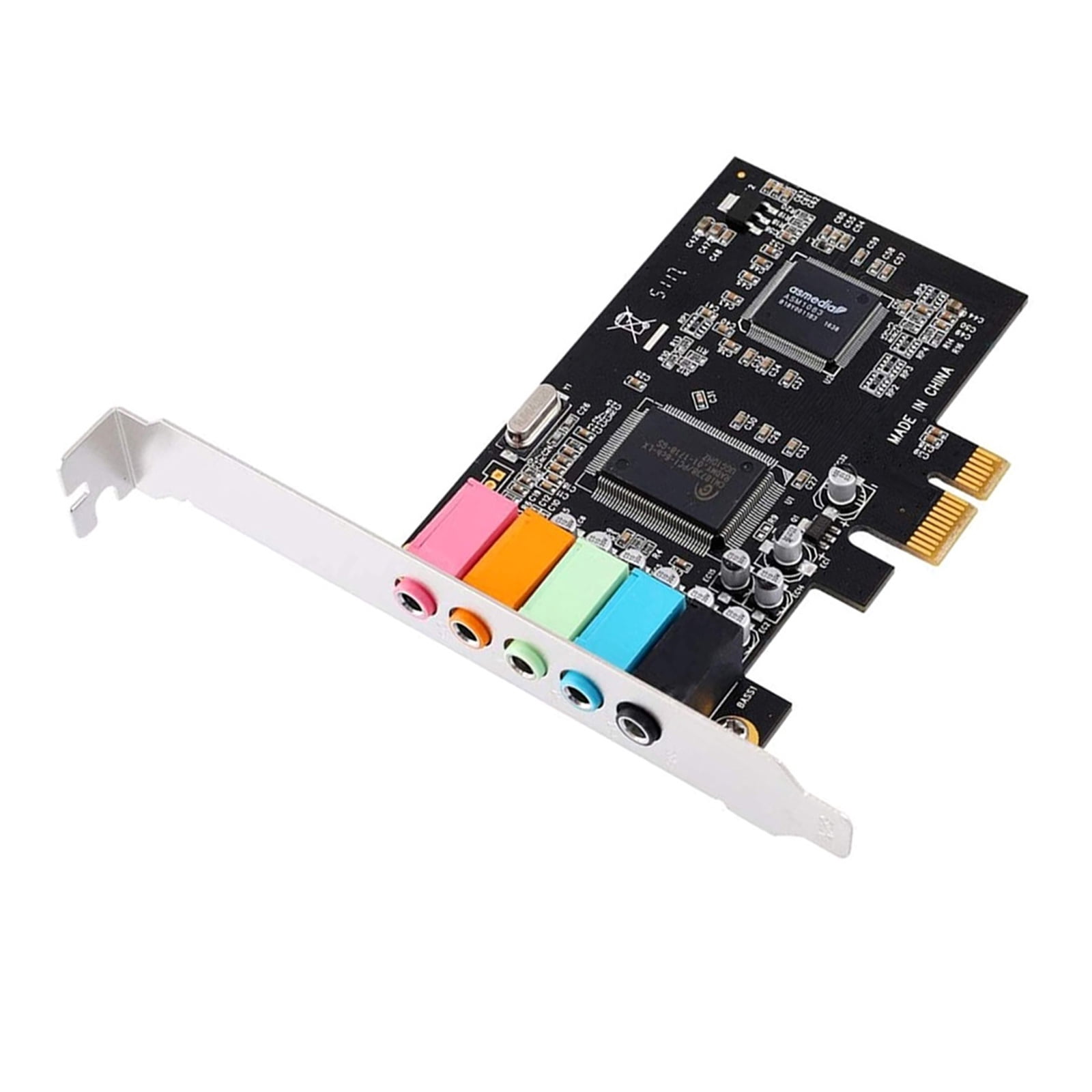 Pcie Sound Card 5 1 Internal Sound Card With Low Profile Bracket 3d Stereo Pci E Audio Card