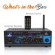 Pyle PTA2 2 x 40W Home Stereo Mini Bluetooth Power Amplifier with ...