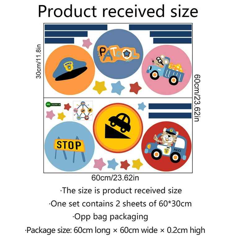 Police Stickers For Kids
