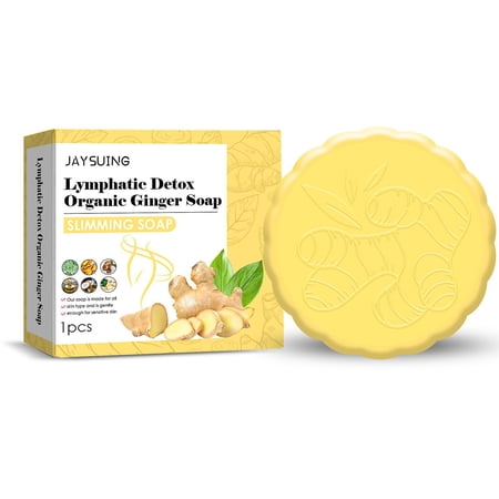 Jaysuing Ginger Body Sculpting Soap Ginger Slimming Removal Lymphatic ...