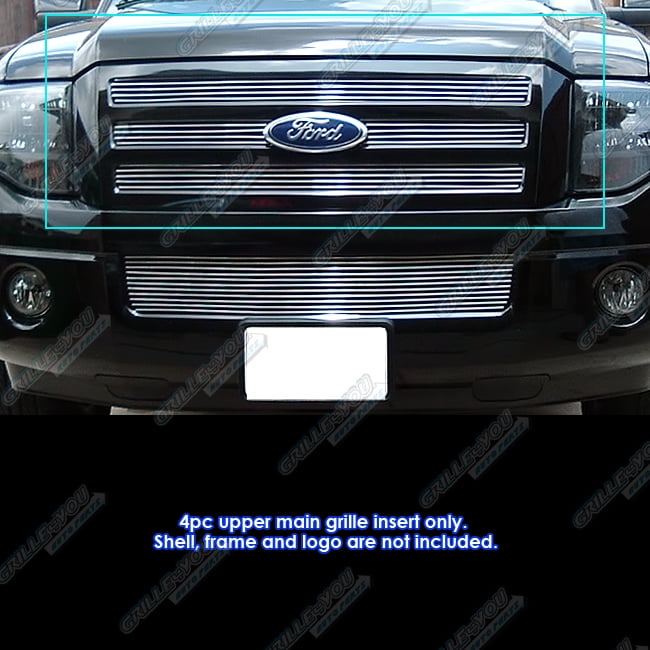 Fits 2007-2014 Ford Expedition Billet Grille Grill Insert - Walmart.com ...