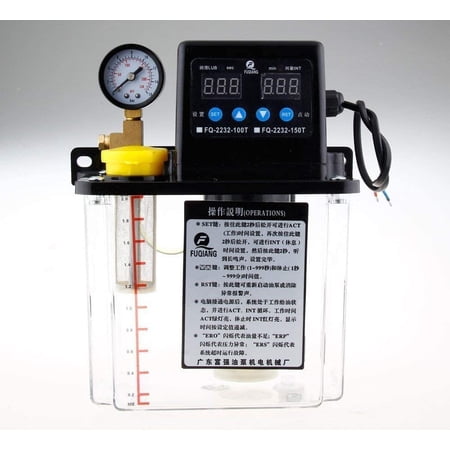 1.5L Dual Digital Display Automatic Lubrication Pump Oiler Nc Pump 6mm ...