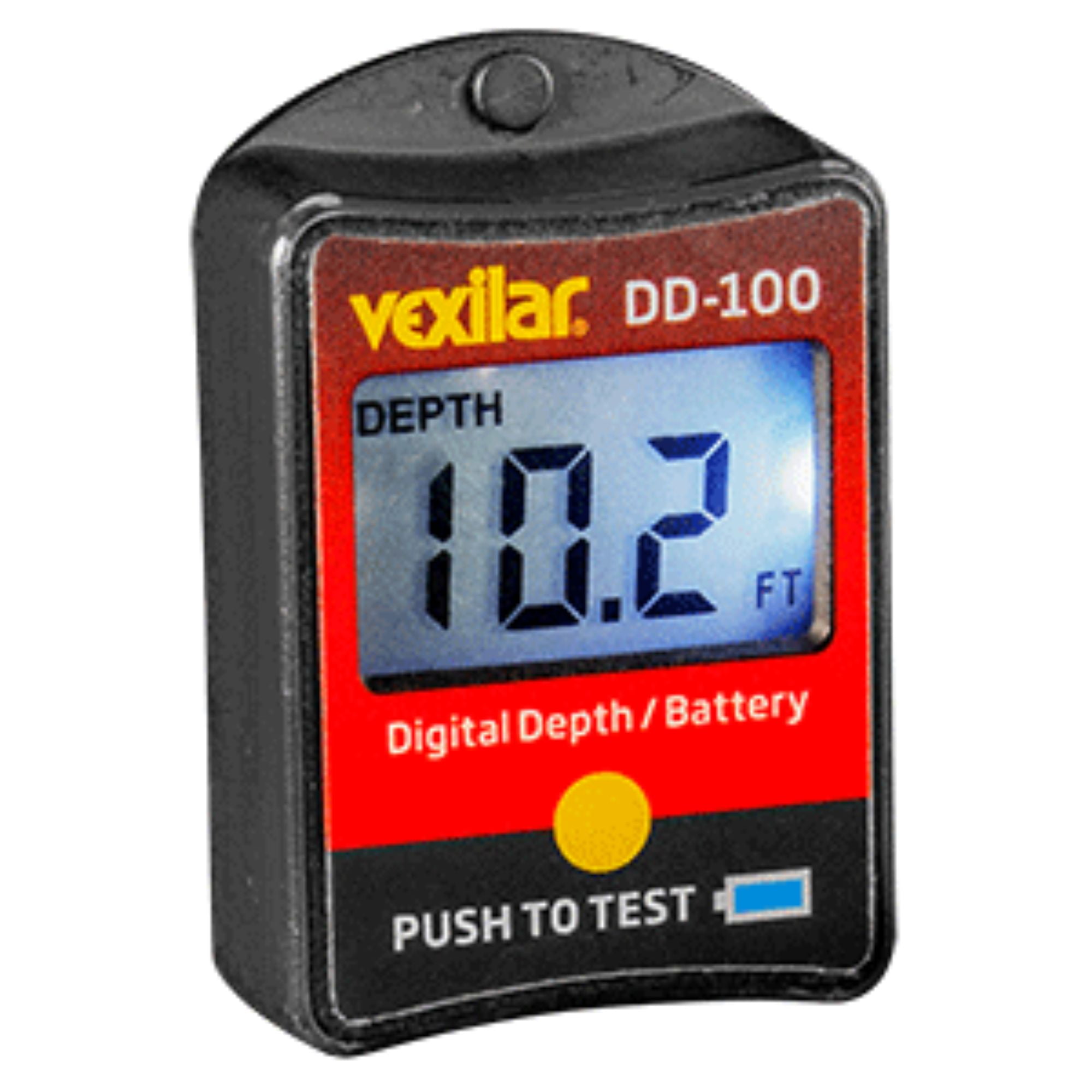 8" Brown and Orange Digital Depth Battery Gauge - Walmart.com