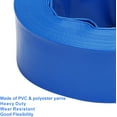 YUYAN-Lay-Flat Pool Backwash Hose - 2" x 50Ft Reinforced Heavy Duty PVC ...