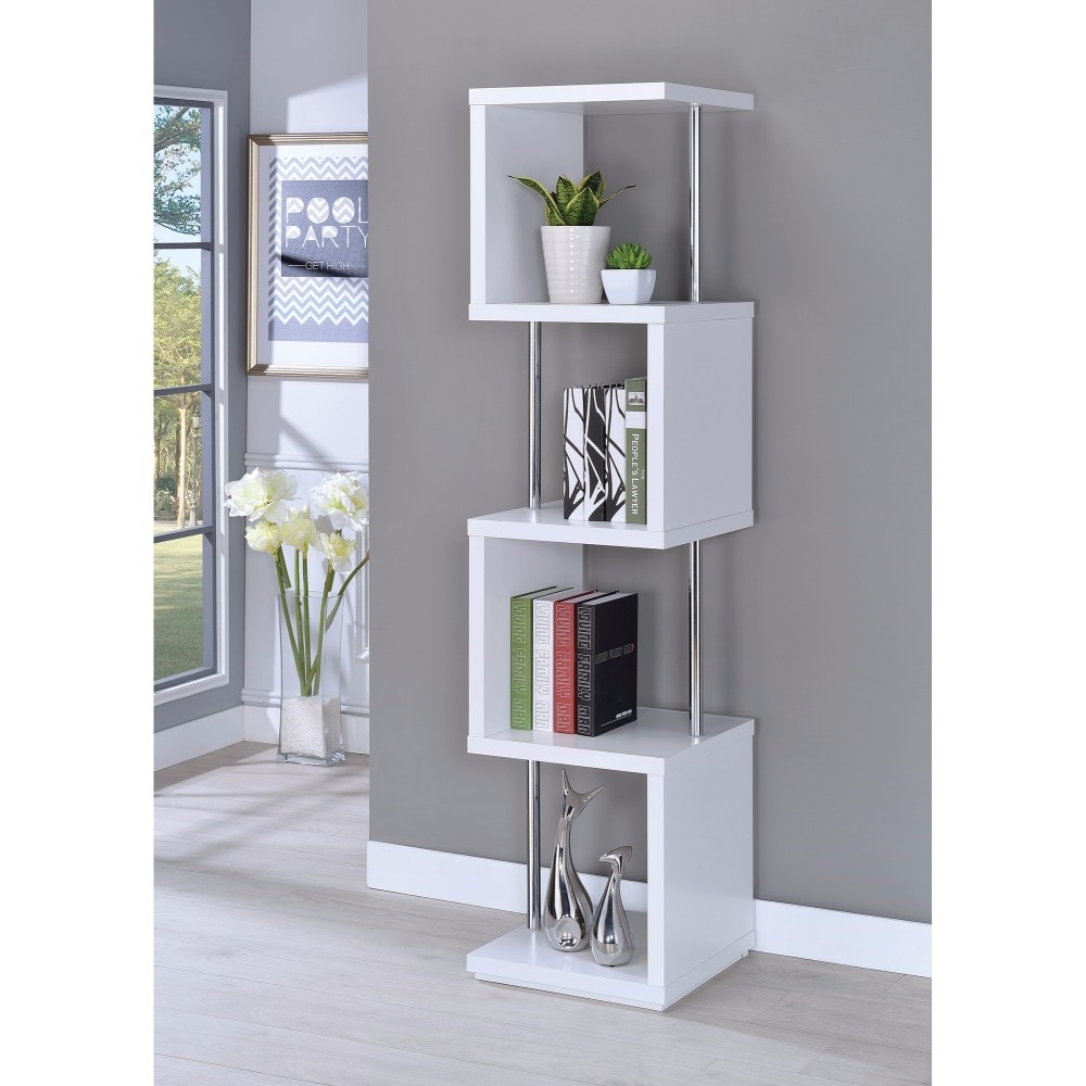 Coaster Bookcase in White - Walmart.com