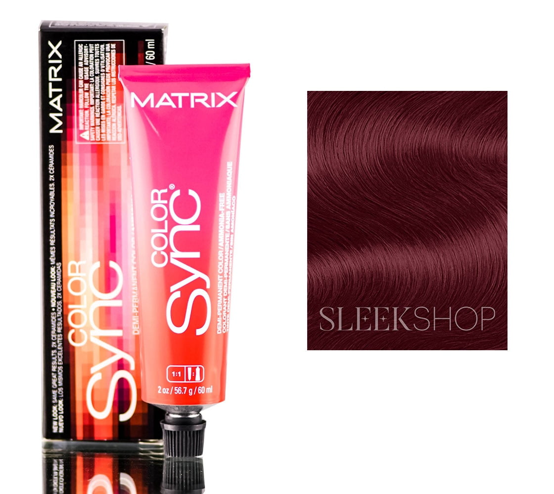 Matrix - Matrix Color Sync, Hair Color, Demi-Permanent Haircolor - 6RV ...