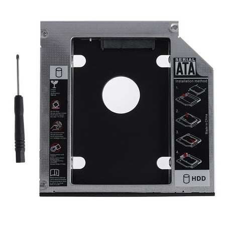 Aluminum Notebook DVD-RW Tray 12.7MM SATA DVD Carrier Mobile driver ...