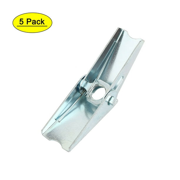 M10 Dia Female Thread Spring Loaded Hollow Wall Anchor Toggle Wing Nut ...