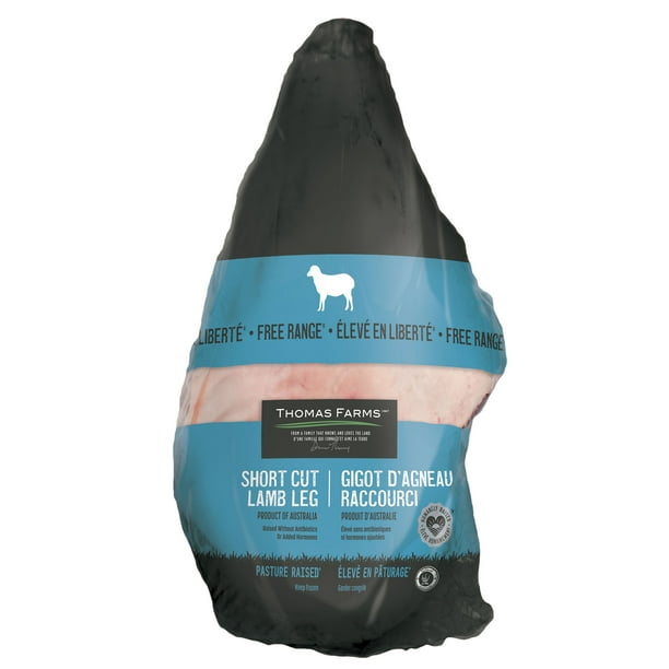 THOMAS FARMS FROZEN SHORT CUT BONE-IN LAMB LEG - Walmart.ca