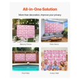 3D Flower Wall Panel 12 PCS 15x15in - Artificial Floral Mat for Wedding ...