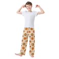 Boys Long Pajama Pants Soft Sleepwear Kids Lounge PJ Bottoms with Side ...