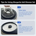 Bar Glass Rimmer – All-in-One Margarita Salt Rimmer Set for Cocktails ...