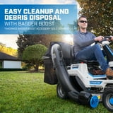 HART 80-Volt 30-inch Lithium-Ion Riding Lawn Mower Kit with Super ...