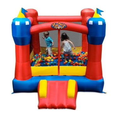 Blast Zone SuperStar Inflatable Jumping Castle Moon Slide Bouncer ...