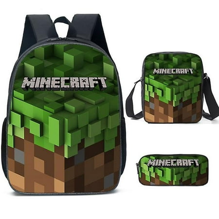 Minecraft School Bag Anime Notebook Laptop Backpack School Bag ...