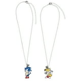 Sonic The Hedgehog Jewelry Necklace Set Sonic and Tails Best Friend ...