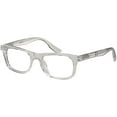 M+ Plano Blue Light Lens Injection Unisex Frames, Jude, Crystal, 47.5 ...