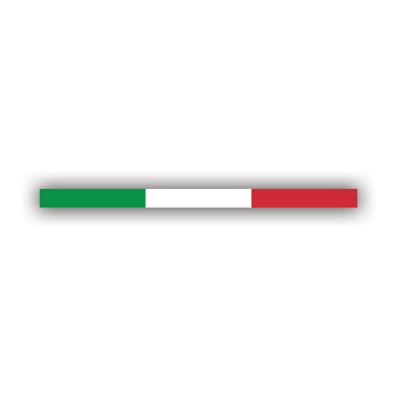 Thin Italian Flag Stripe Sticker Decal - Self Adhesive Vinyl ...