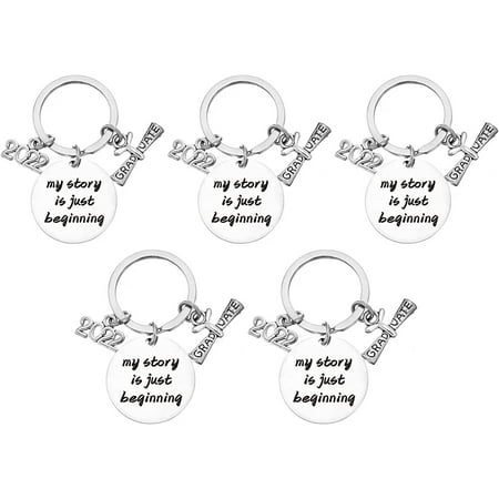 Graduation Keychain 2022 Grad Key Chains Stainless Steel Keyrings Funny ...