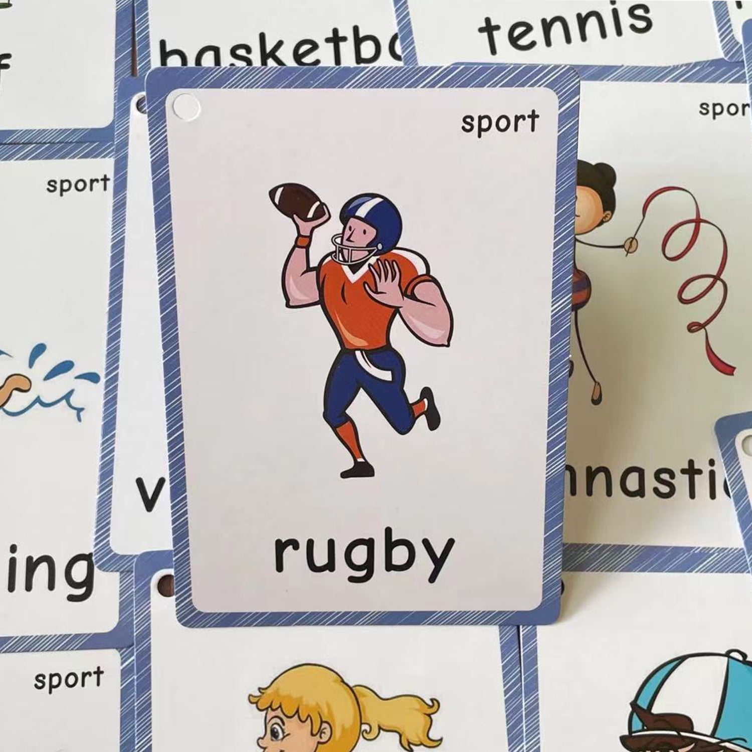 Sport Flash Cards | Learning Toys Flashcards for Children Pre-K ...