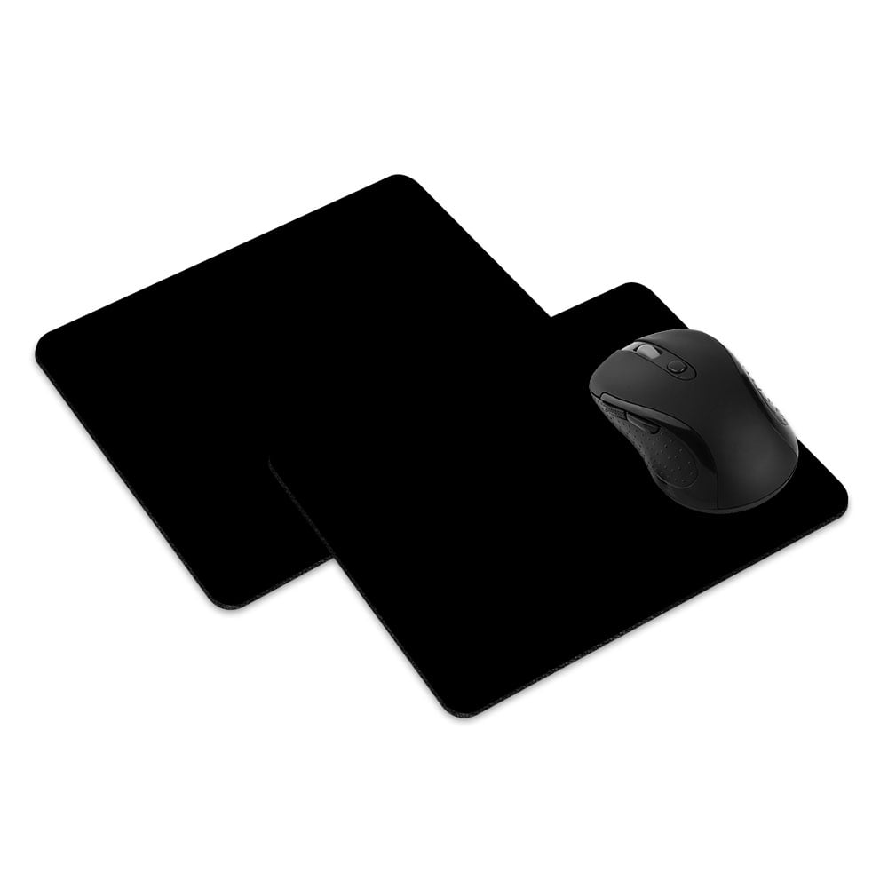 FINCIBO Rectangle Standard Mouse Pad, Set 2 of Solid Black - Walmart ...