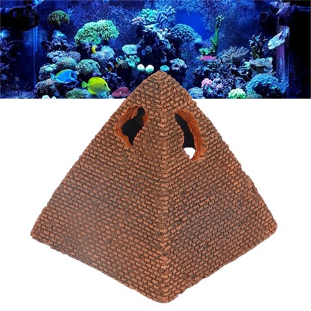 Spptty Aquarium Decoration,Aquarium Cave Decoration,Mini Pyramid ...