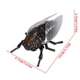 Realistic Interactive Insect Toy Wind-Up Beetle Figure Educational Play ...