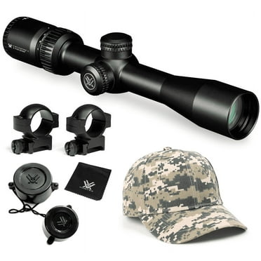 Vortex Crossfire II 4-12x50 AO Sniper Optic Rifle Scope, Dead-Hold BDC ...