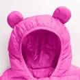 DxhmoneyHX Toddle Baby Boys Girls Jacket Cute Bear Ear Solid Zip Up Hoodie Coat Casual Long ...