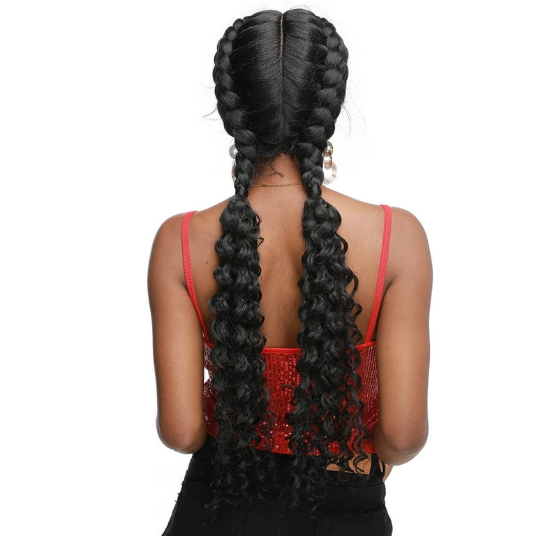 Middle Part Braid Hairstyles