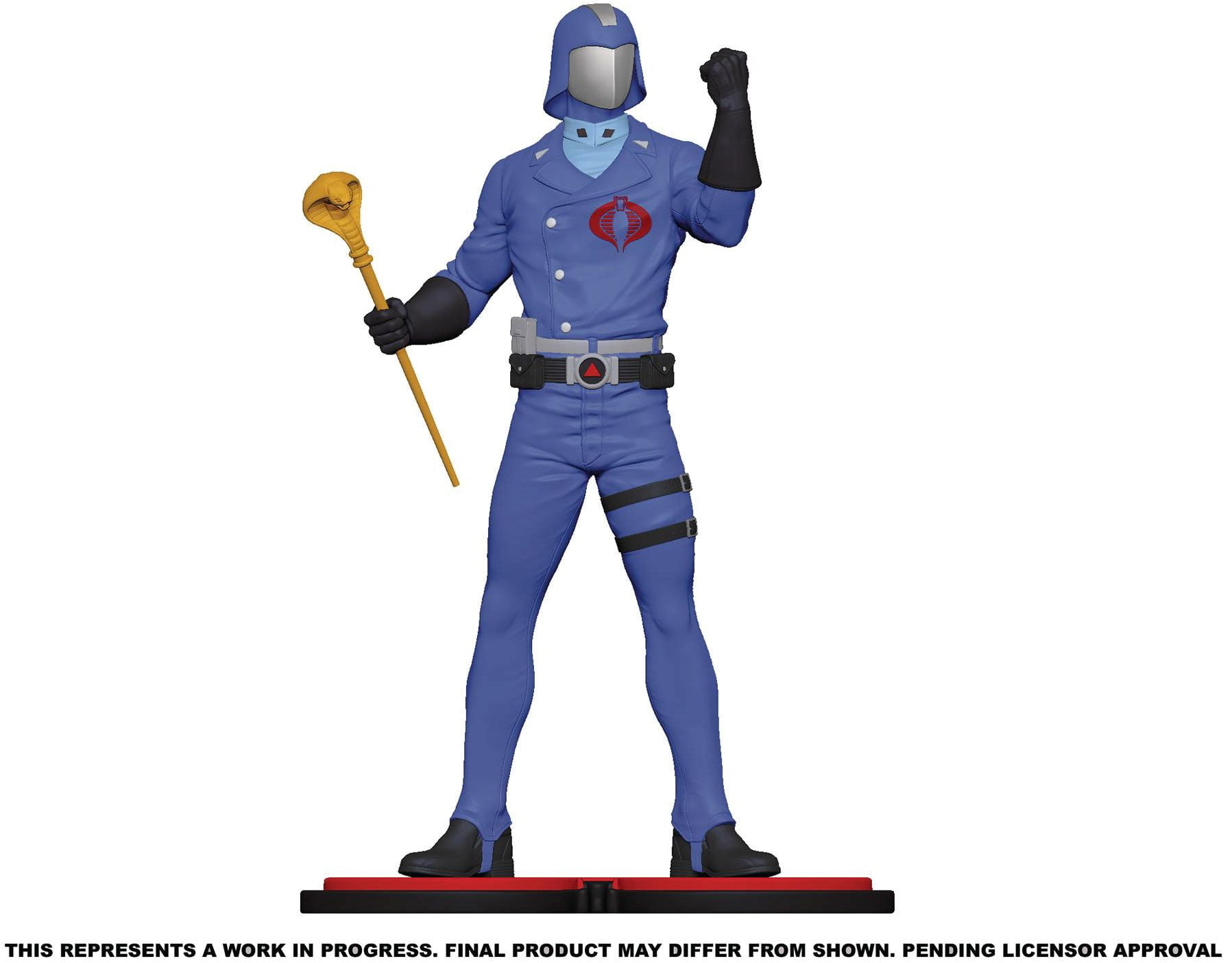 GI Joe Cobra Commander Collectible PVC Statue - Walmart.com