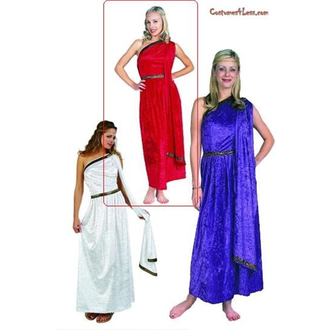 RG Costumes 81269-R Female Long Toga - Red - Size Adult Standard ...