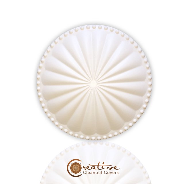 Laguna 5.25 in. Flat Paint Grade White Cleanout Cover - Walmart.com