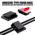 Pack of 100 Adhesive Cable Clip for Wire Management in Home Office ...