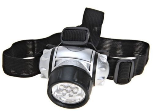 Super Bright 7 LED Head Cap Light Water-resistant Bicycle Flashable ...