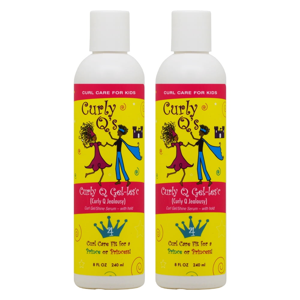 Curls Q's Curly Q Gel - Les'c 8oz "Pack of 2" - Walmart.com