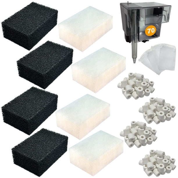 beaufan 4 Set of Three-Stage Filtration Tank Filter Maintenance Kit ...