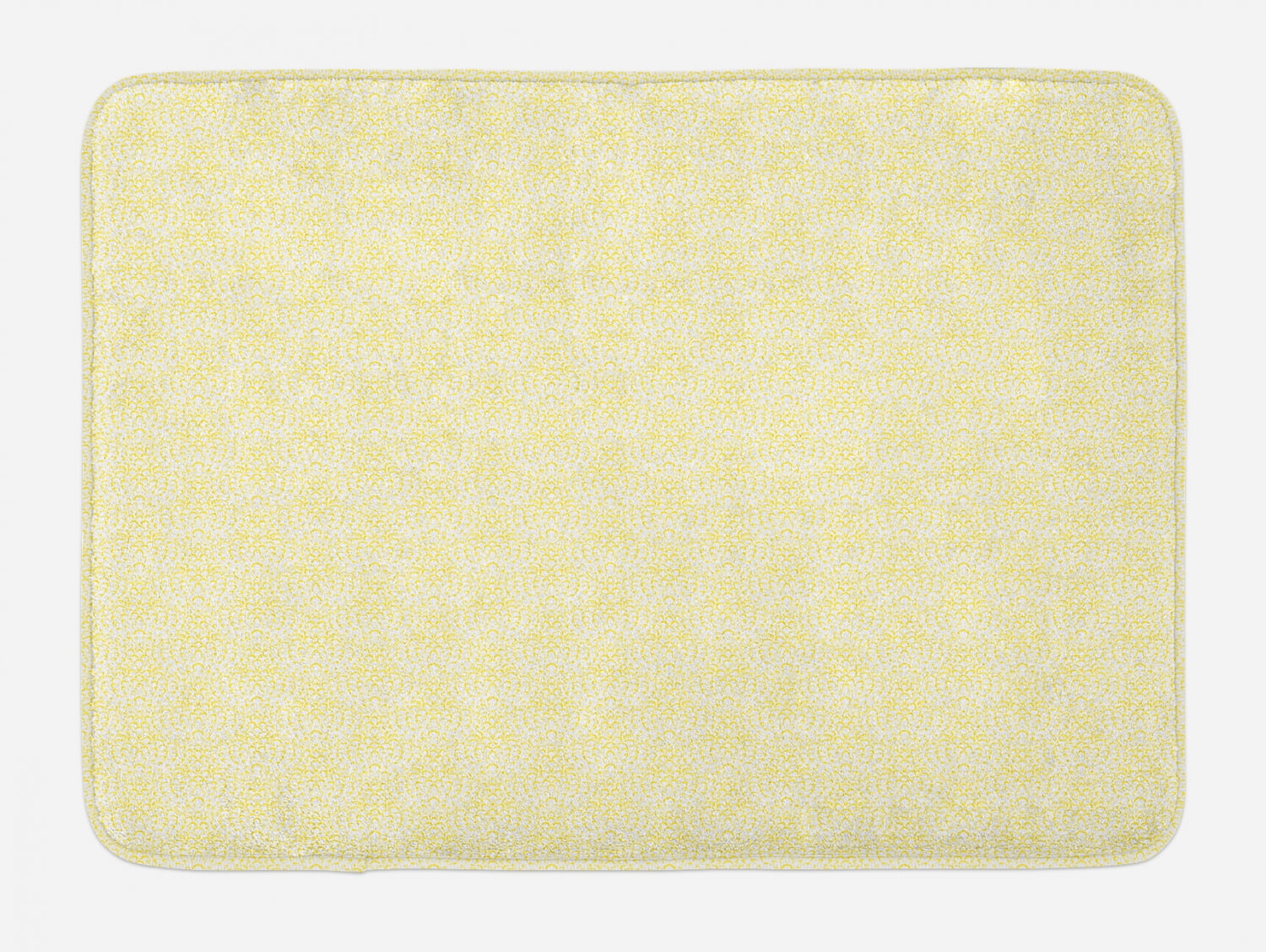 Art Deco Bath Mat, Fluffy Aster Flower with Large and Bushy Petal ...