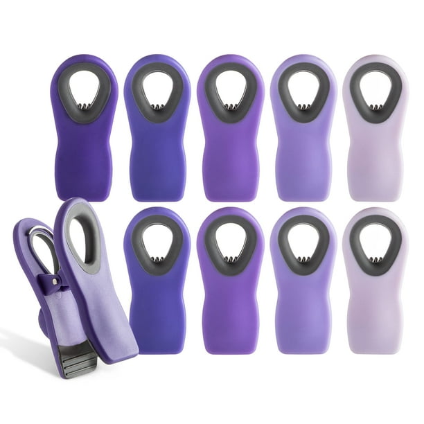 Cook with Color Chip Clips for Bags - Magnetic Bag Chips Set of 10 ...