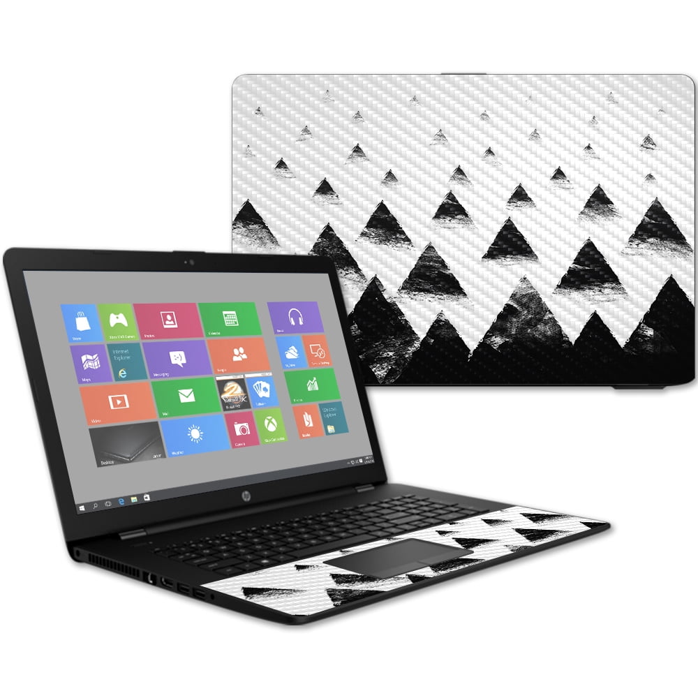 Carbon Fiber Skin Decal Wrap Compatible With HP 17t Laptop 17.3" (2017 ...