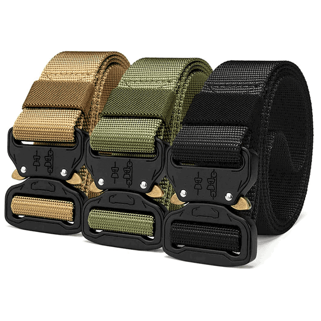 Men's Heavy Duty Utility Work Belt 1.5 inch Wide - Adjustable with ...