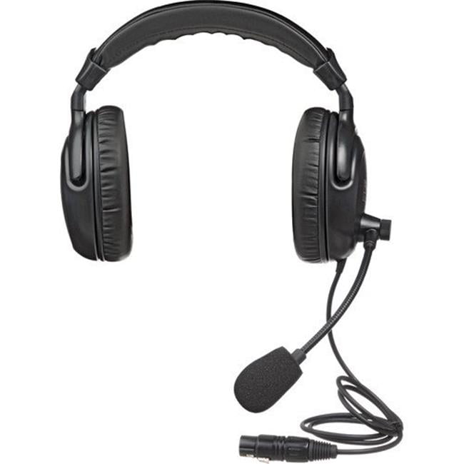 Fluent FA-HN-DS-XLR Dual Sided High Noise Intercom Headset XLR, Black ...