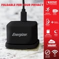 Energizer Connect Foldable 1080P HD Indoor Black Security Camera ...