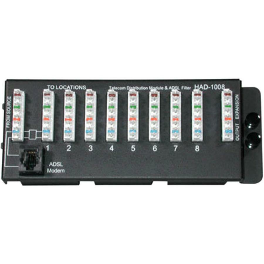 37010 8-Port Phone Patch Panel with DSL Filter - Walmart.com - Walmart.com
