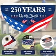 250 Year American Anniversary Flag,35.4"x17.7" Fan Flags Banner, 250th ...