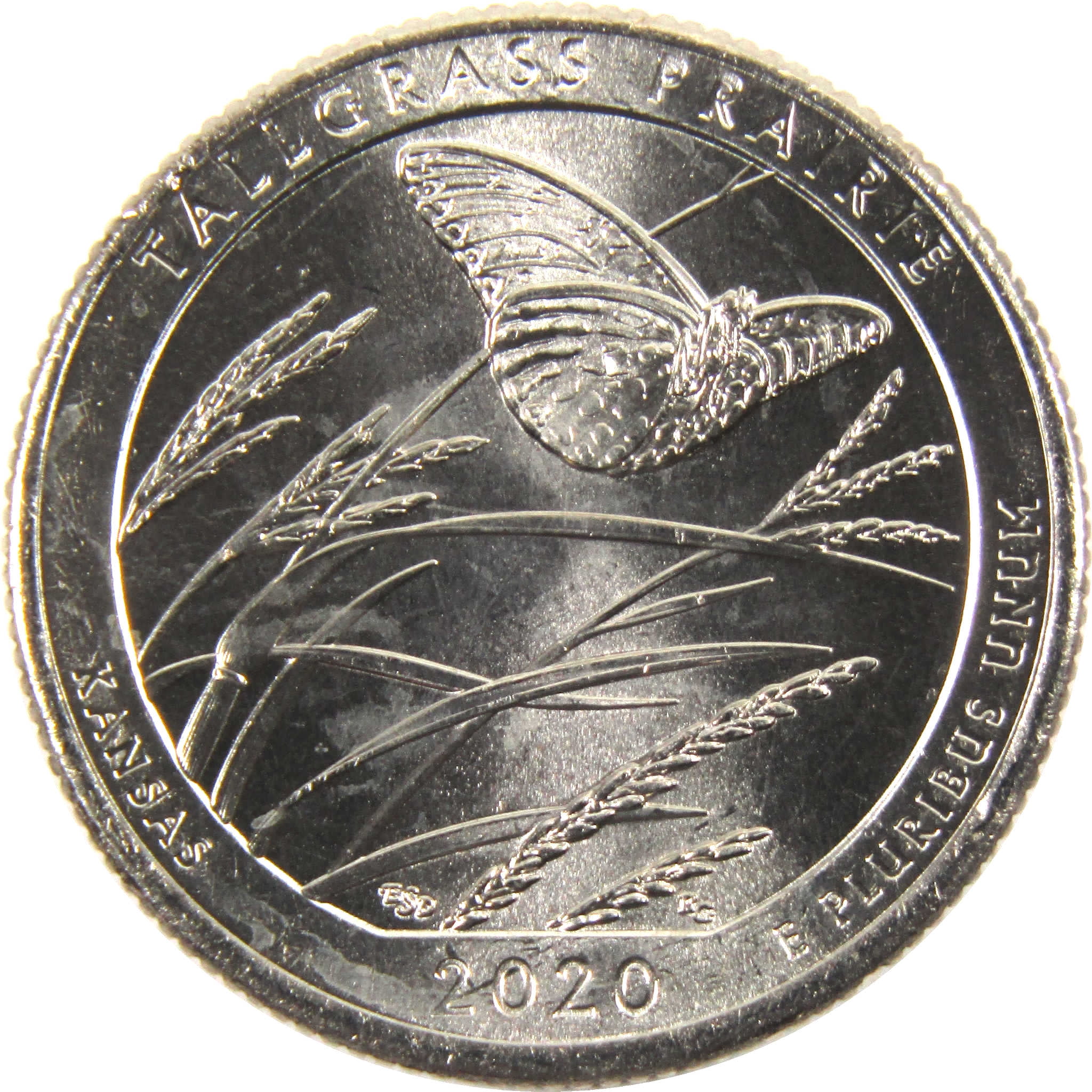 2020 P Tallgrass Prairie NP National Park Quarter BU Uncirculated Clad ...