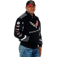 JH Design Mens Chevy Corvette Jacket Embroidered Cotton Twill - Walmart.com