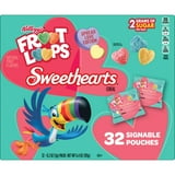 Kellogg's Froot Loops Sweethearts Cereal Snacks, Valentine's Day Snacks ...