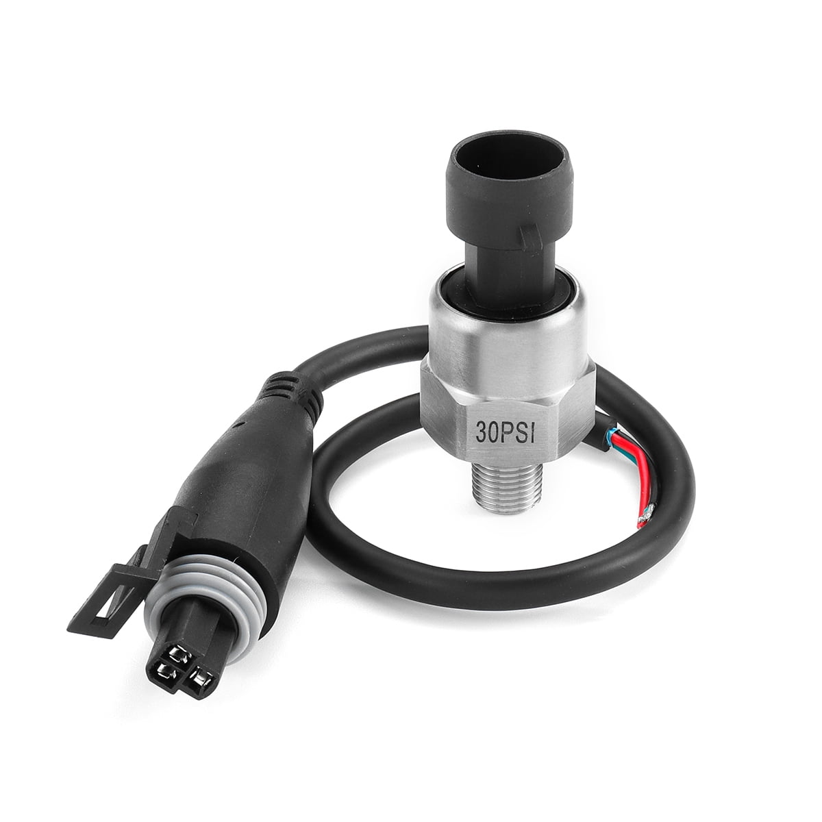 5V 1/8NPT Stainless Steel Fuel Pressure Transducer Sender For Oil Air ...