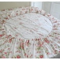Full Set Pink Rose Floral Bed Sheets 4-Piece Size Cotton Bed Sheets for ...